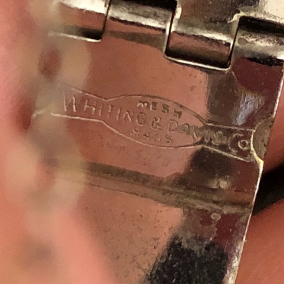 Whiting & Davis | Jewelry | Vintage Stamped Whiting And Davis Bracelet ...
